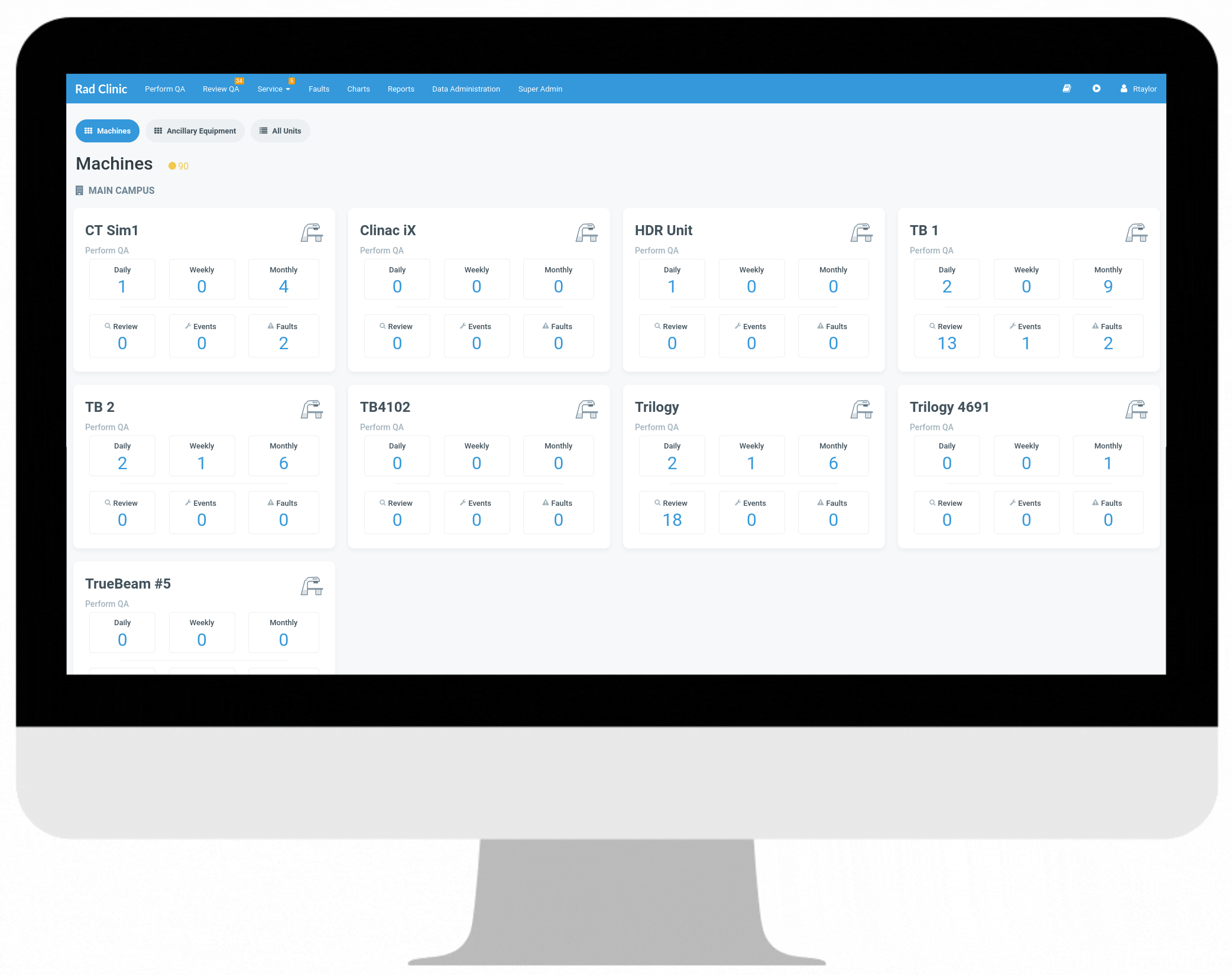 RadMachine: All your Machine QA data - streamlined